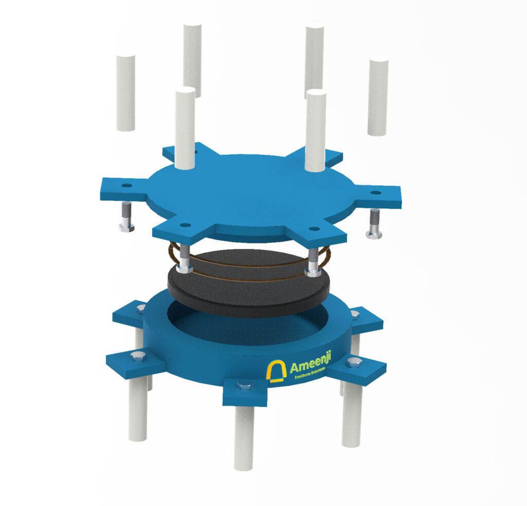 POT Bridge Bearings for Long-Span Bridges| Ameenji Rubber Limited